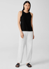 Traceable Organic Cotton Jersey Round Neck Tank | EILEEN FISHER
