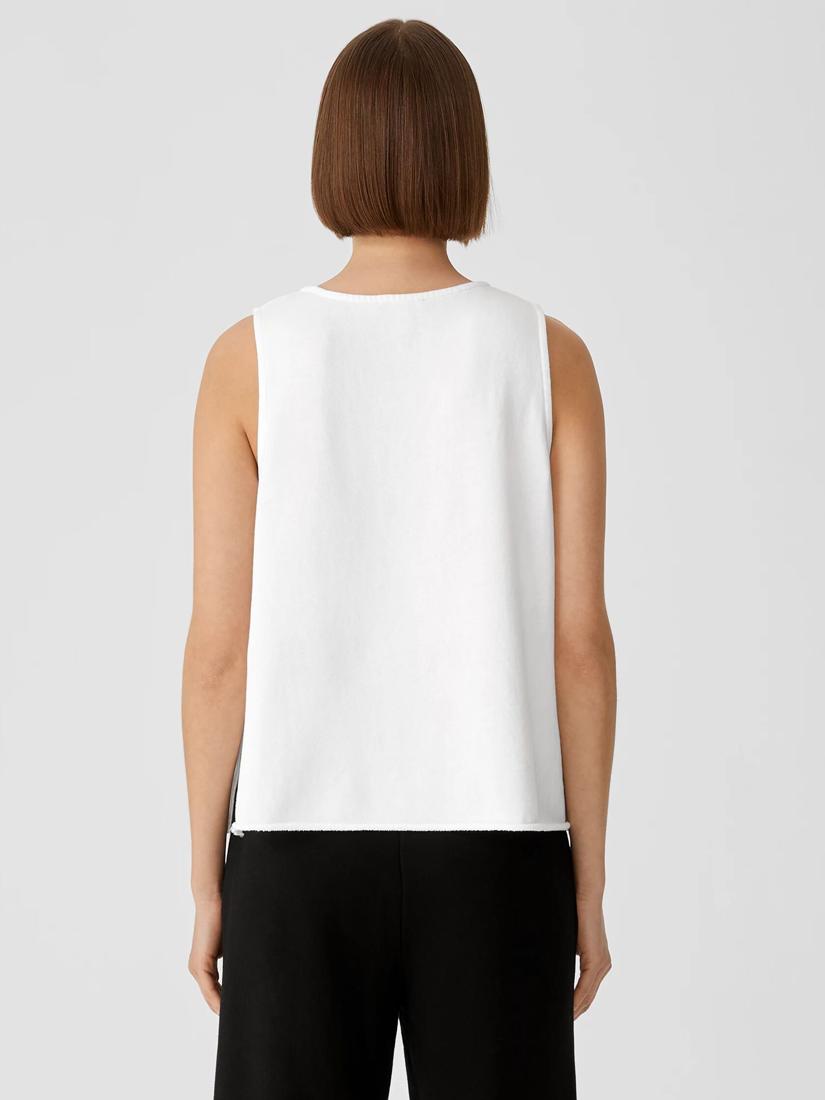 Lightweight Organic Cotton Terry Tank | EILEEN FISHER