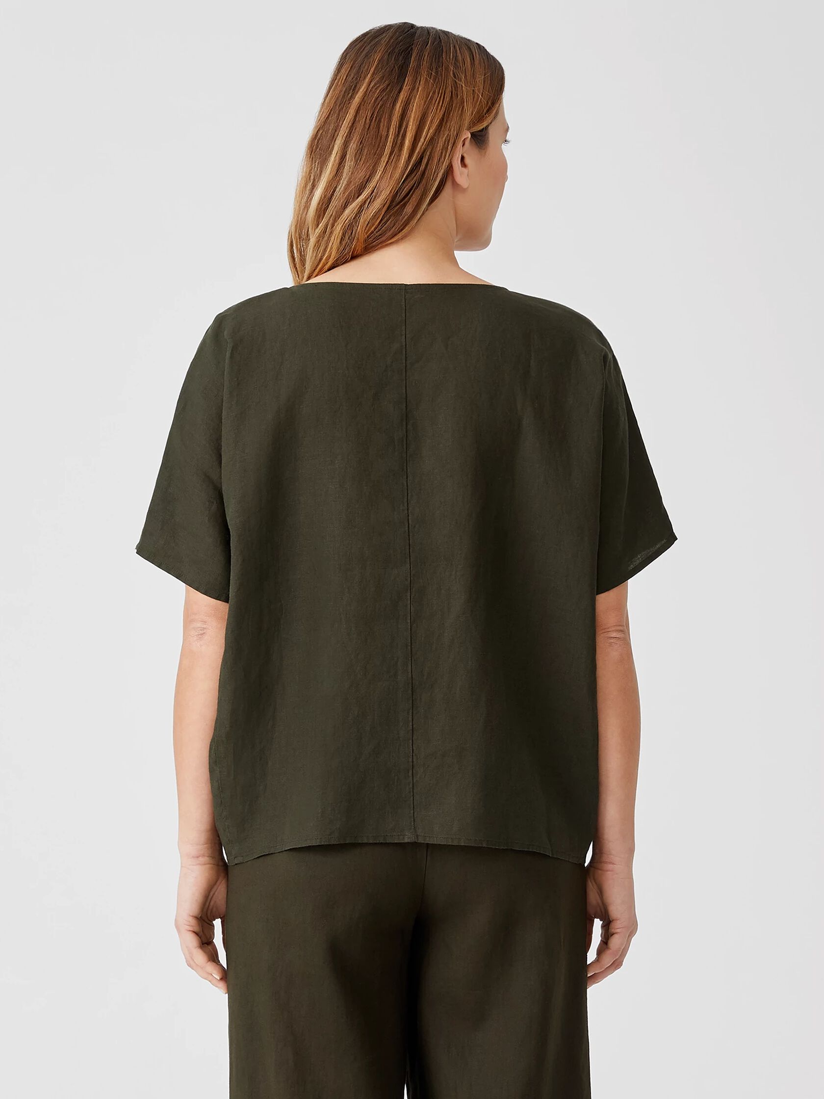 Organic Handkerchief Linen Top | EILEEN FISHER