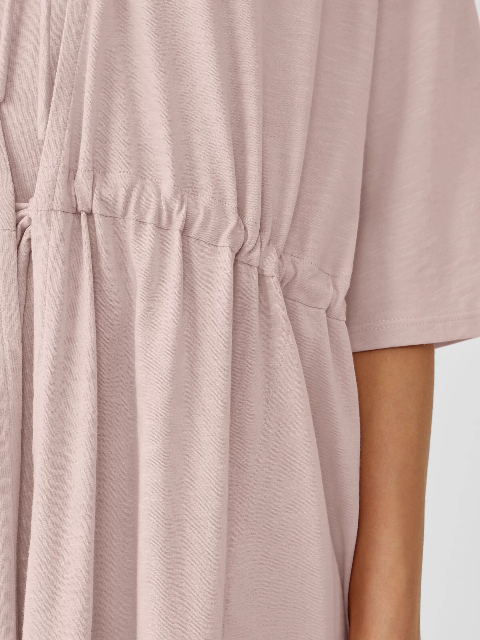 Slubby Organic Cotton V-Neck Sleep Robe | EILEEN FISHER