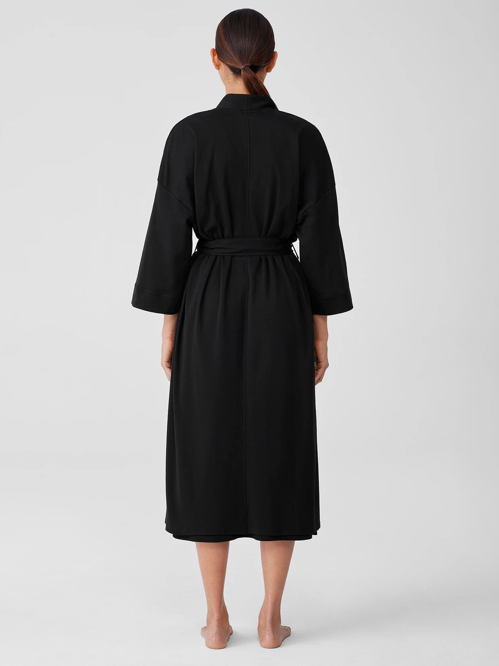 Organic Cotton Interlock Sleep Robe | EILEEN FISHER