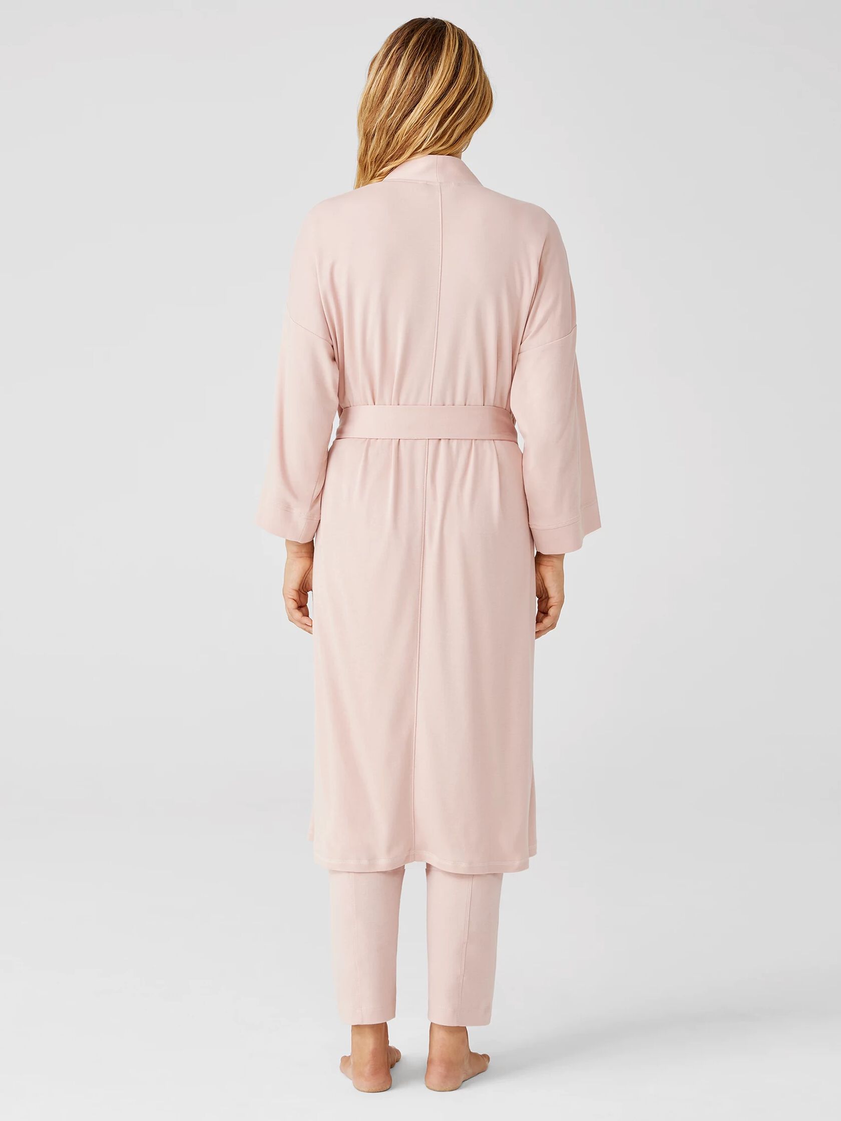 Organic Cotton Interlock Sleep Robe | EILEEN FISHER