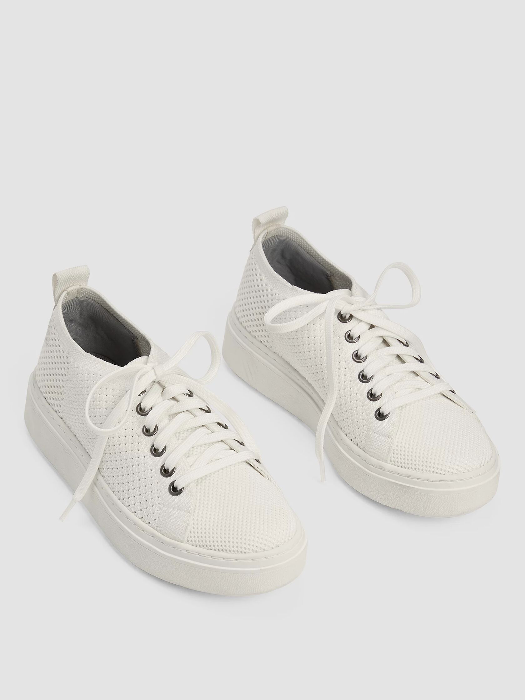 Peris Recycled Stretch Knit Wedge Sneaker | EILEEN FISHER