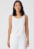 Traceable Cotton Jersey Scoop Neck Tank | EILEEN FISHER