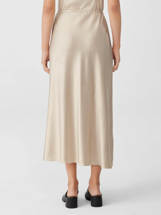 Stretch Silk Charmeuse Bias Skirt | EILEEN FISHER Stretch Silk Charmeuse Bias Skirt | EILEEN FISHER