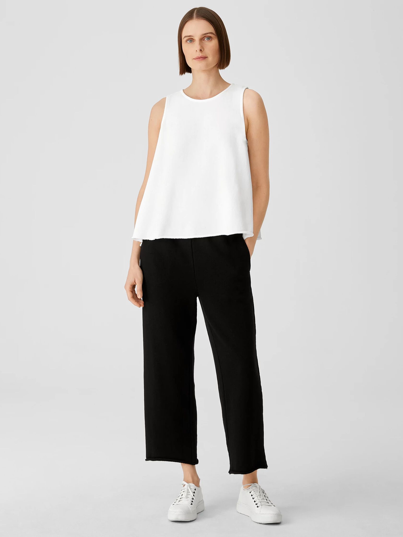 Lightweight Organic Cotton Terry Tank | EILEEN FISHER