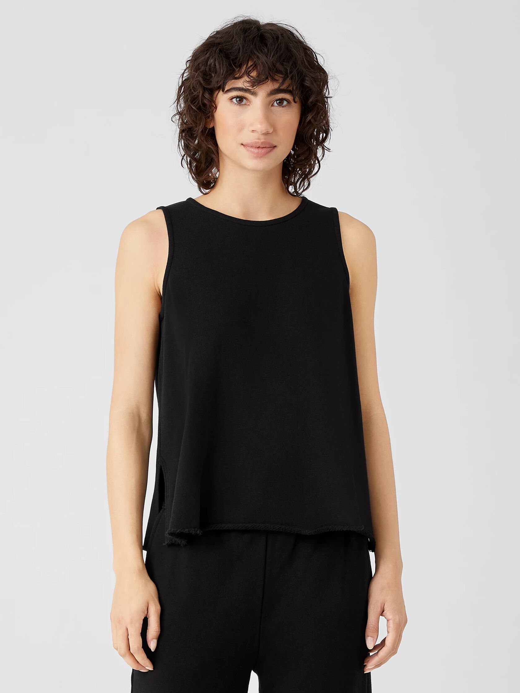 Lightweight Organic Cotton Terry Tank | EILEEN FISHER