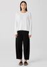 Organic Linen Cotton Box-Top | EILEEN FISHER