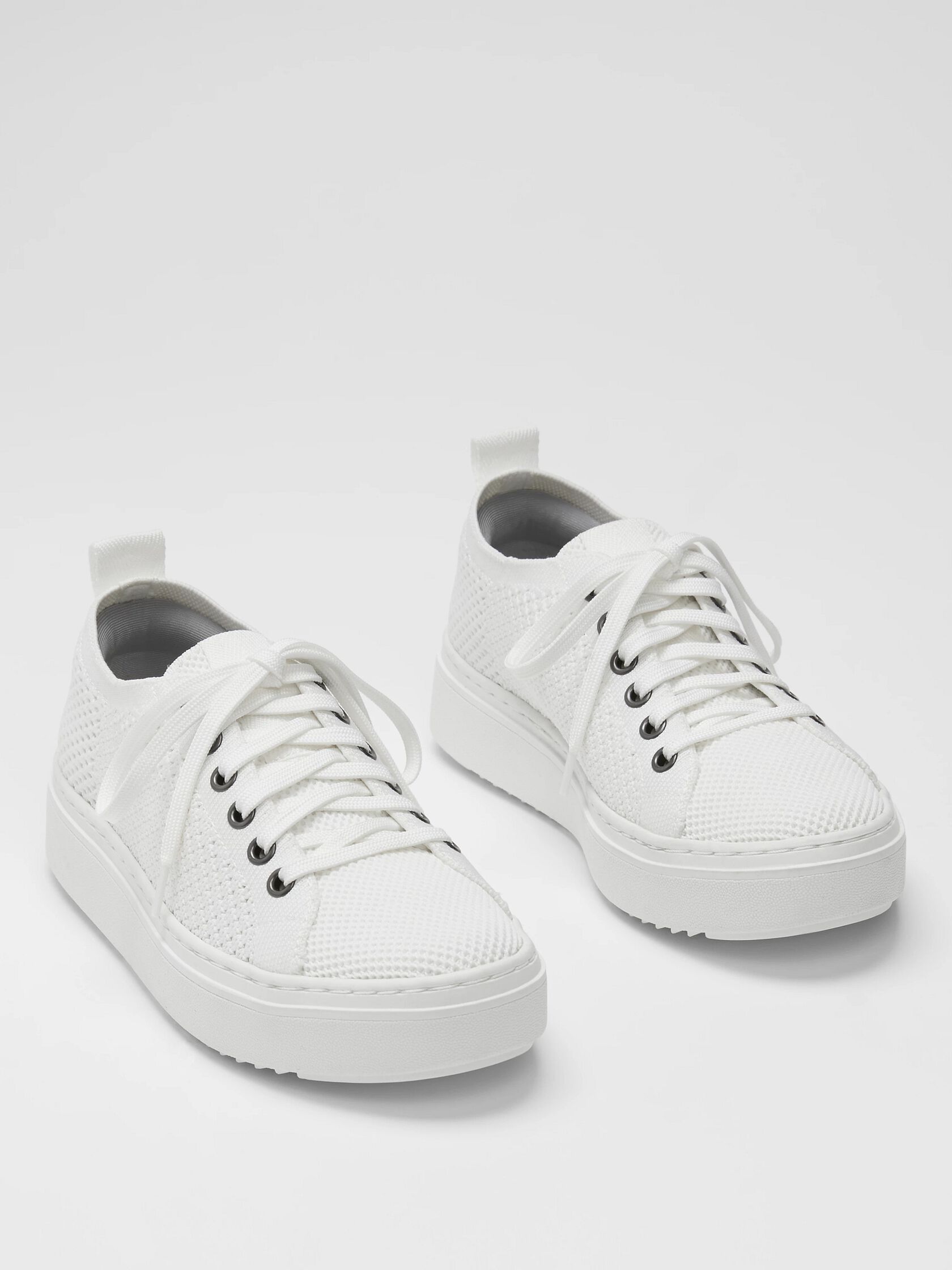 Peris Recycled Stretch Knit Wedge Sneaker | EILEEN FISHER