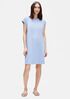 Traceable Cotton Stretch Crew Neck Dress | EILEEN FISHER