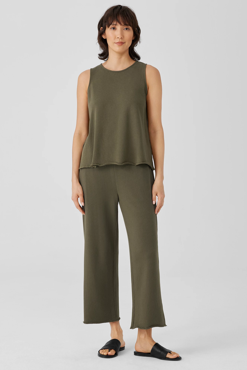 Organic Cotton French Terry Box-Top | EILEEN FISHER