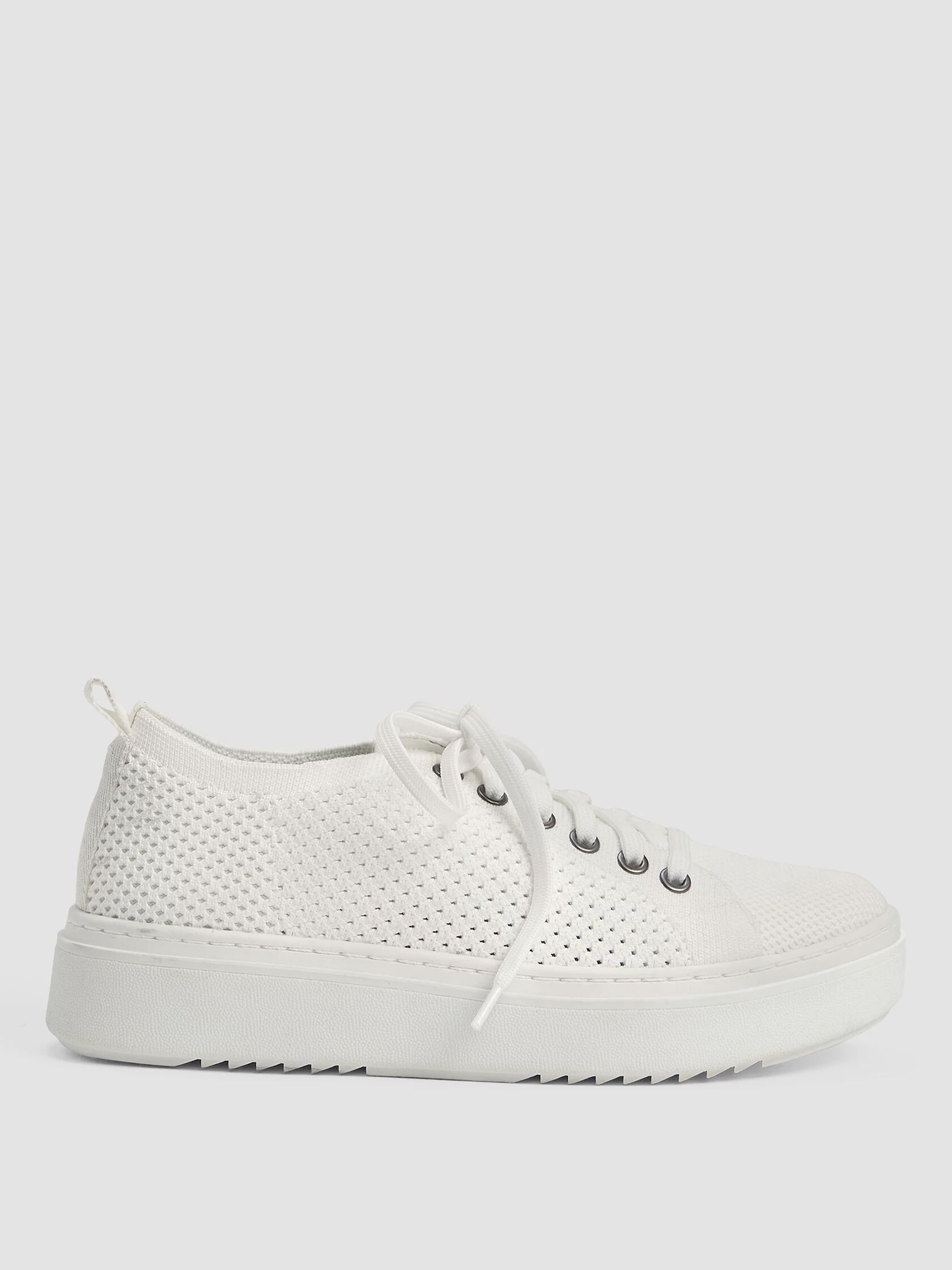Peris Recycled Stretch Knit Wedge Sneaker | EILEEN FISHER