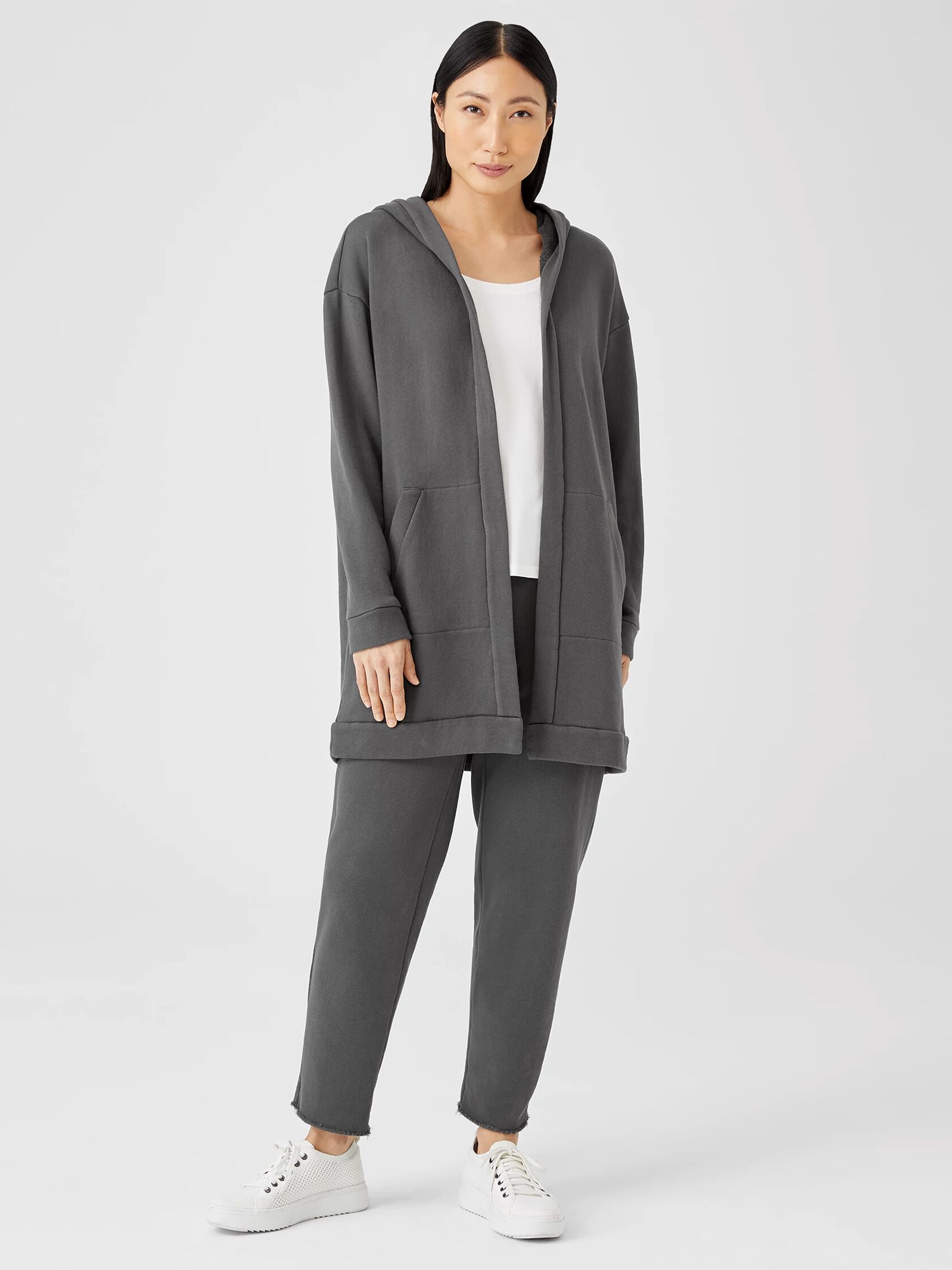 Organic Cotton French Terry Jacket | EILEEN FISHER