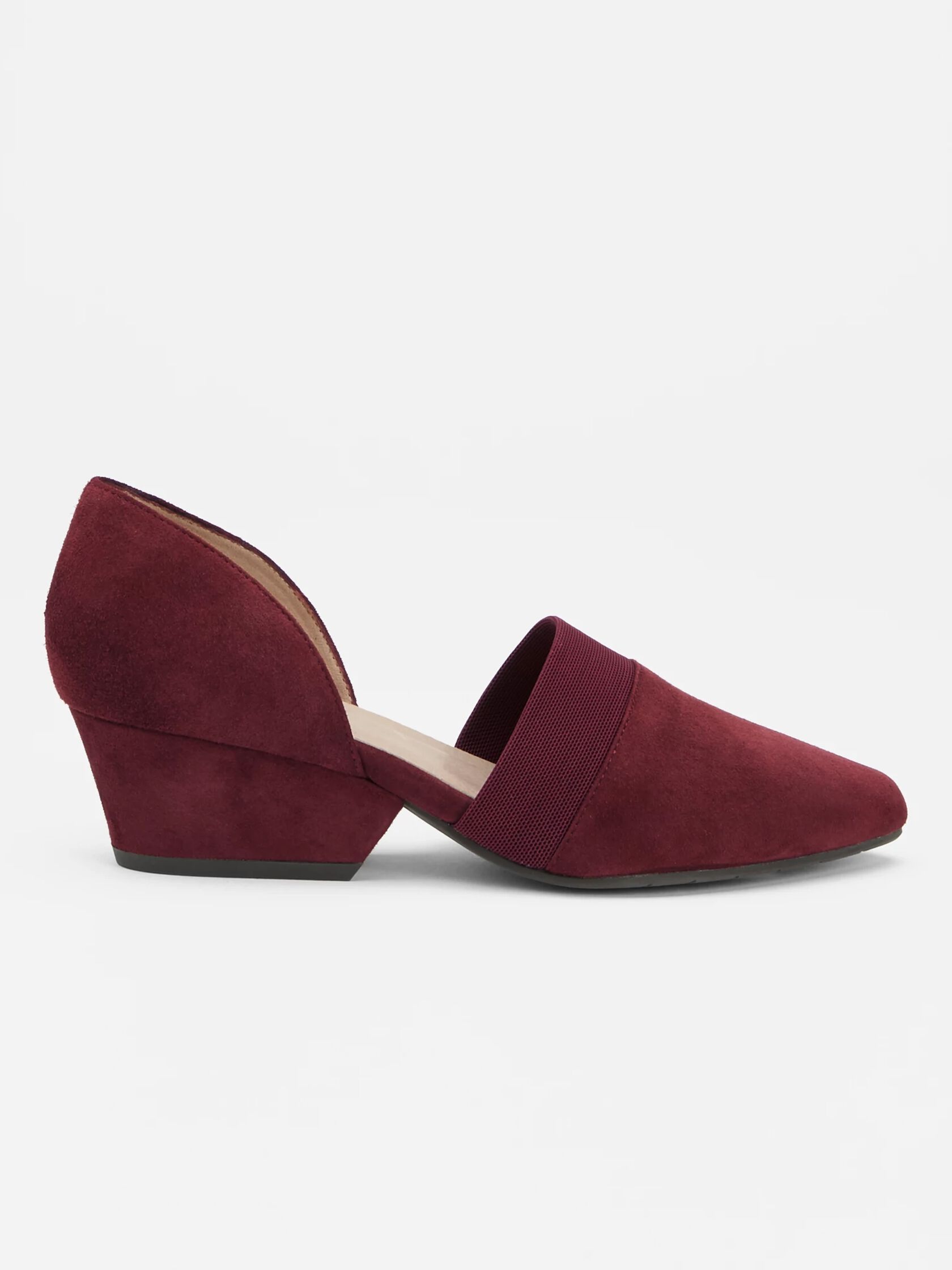 Hilly Suede d'Orsay Pump | EILEEN FISHER