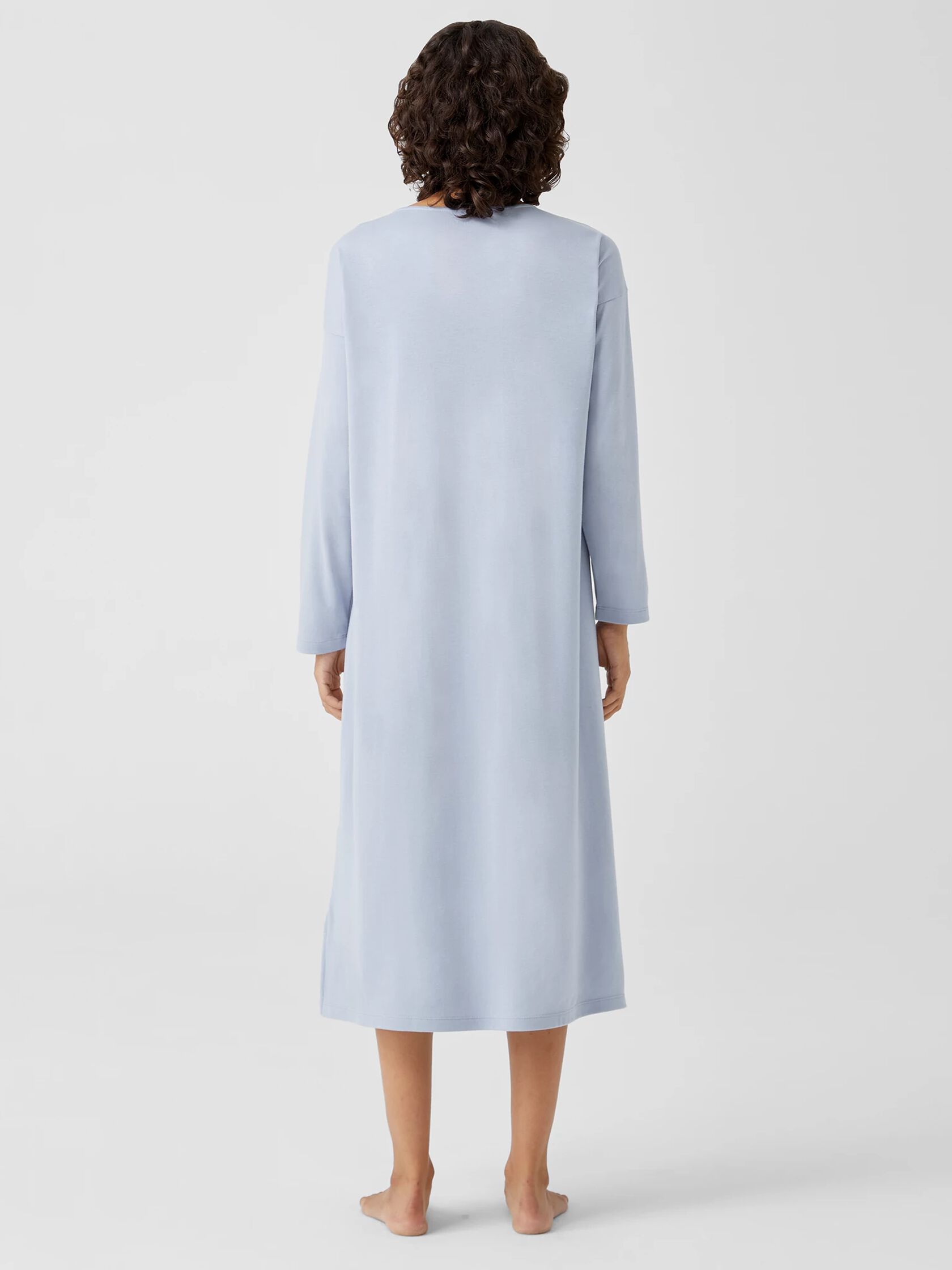 Cozy Organic Cotton Interlock Dress | EILEEN FISHER