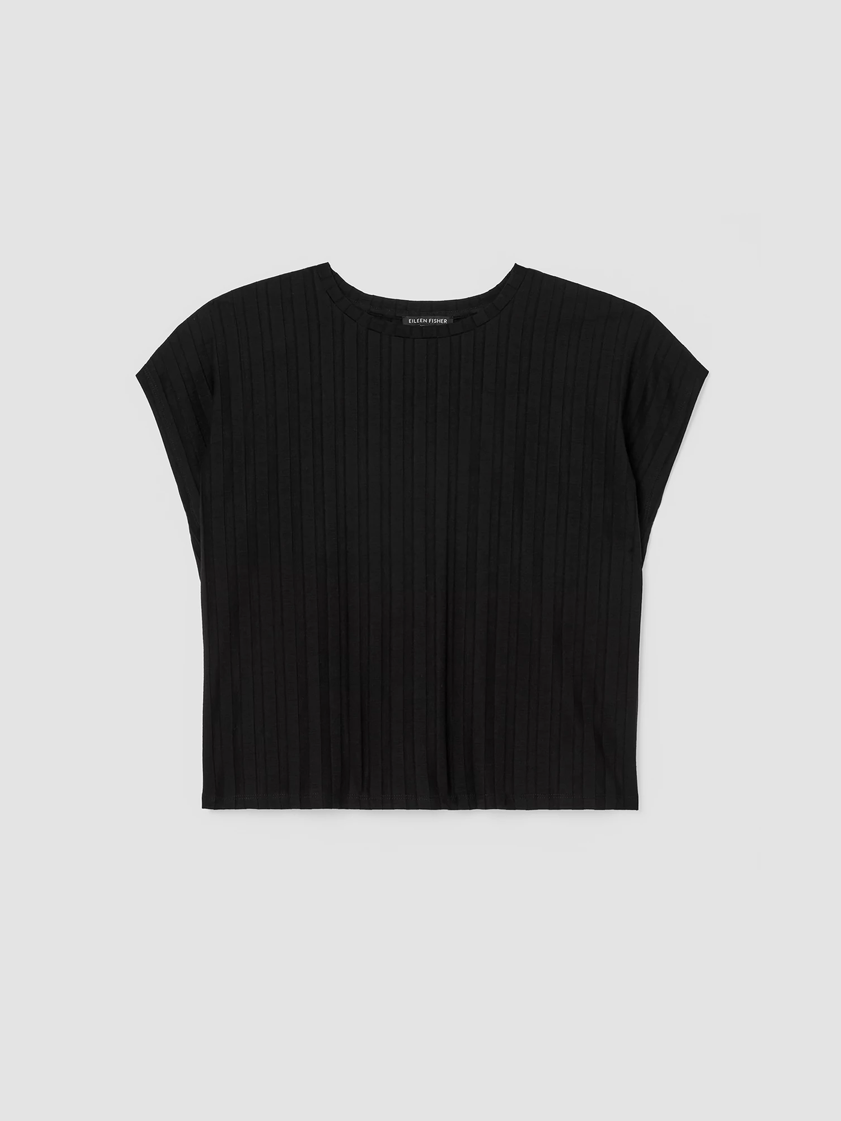 Wide Rib Stretch Square Top | EILEEN FISHER