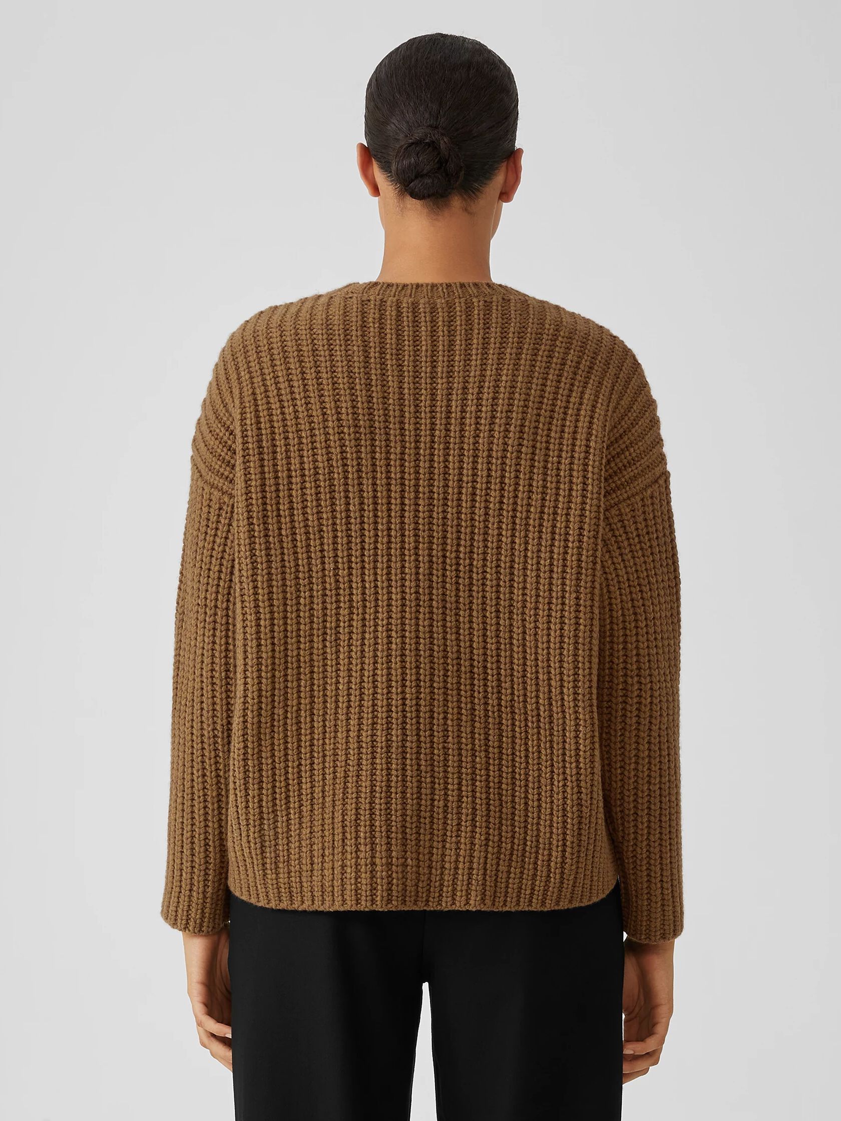 Recycled Cashmere Wool Box-Top | EILEEN FISHER