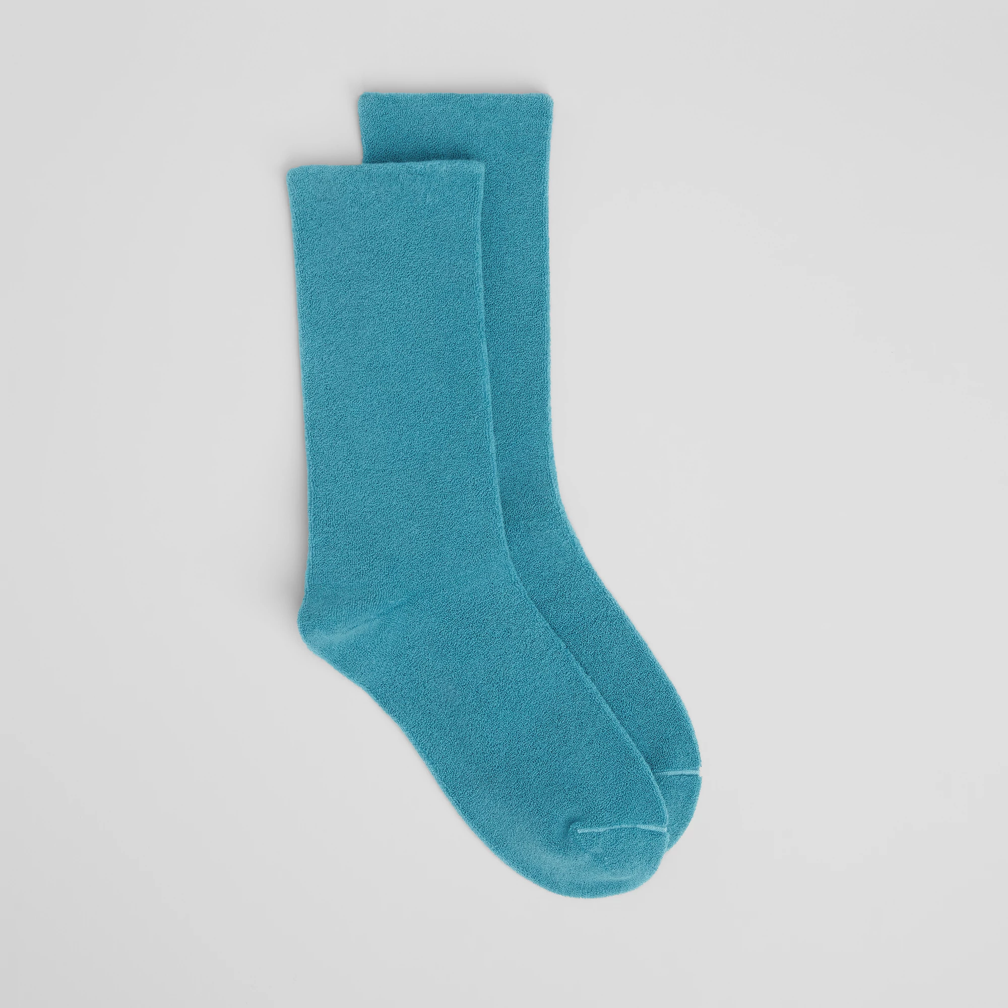 Loopy Terry Cotton Crew Sock | EILEEN FISHER