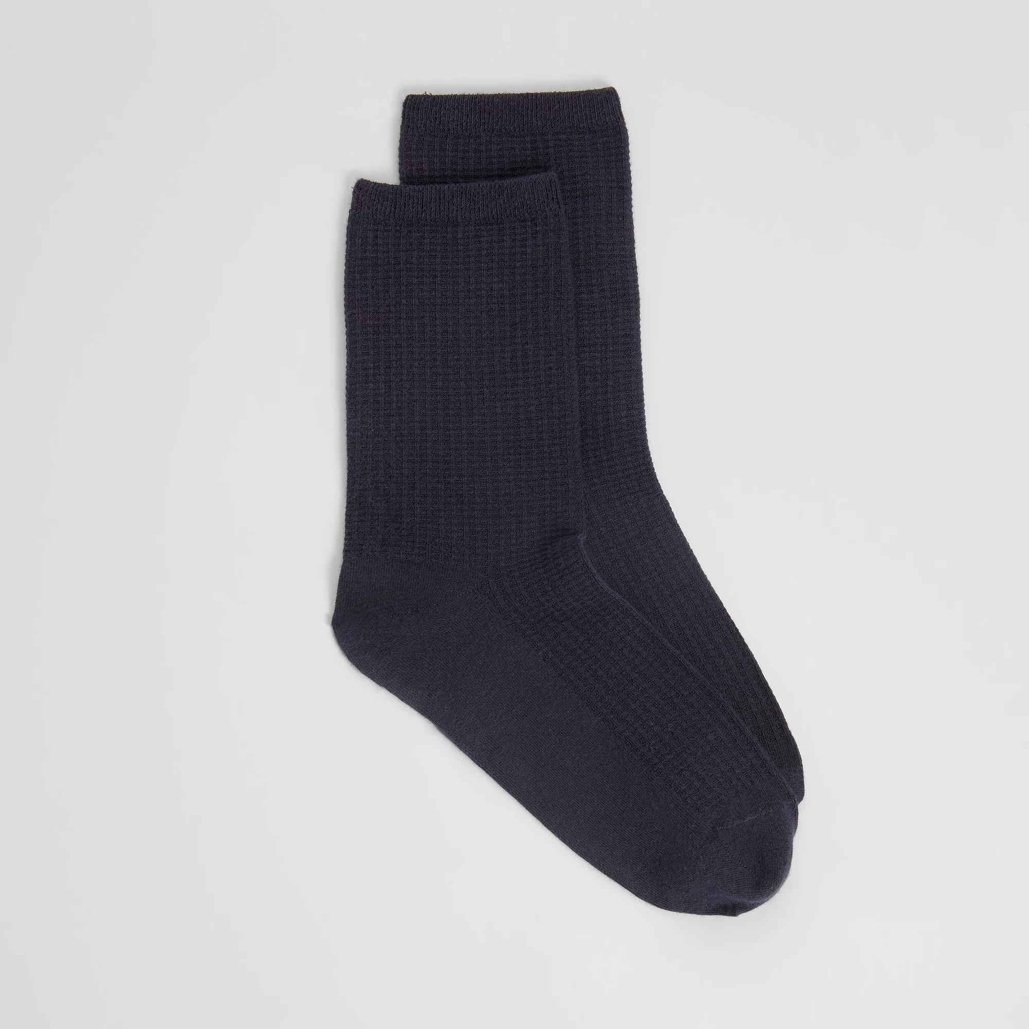 Cotton Waffle Crew Sock | EILEEN FISHER