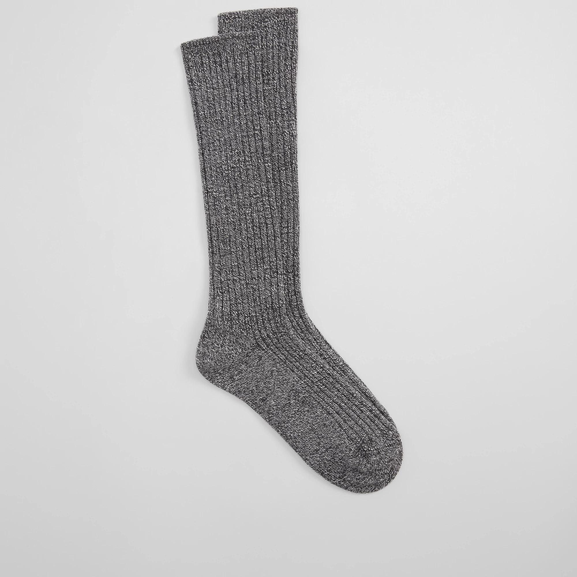 Organic Cotton Marled Slouchy Sock | EILEEN FISHER
