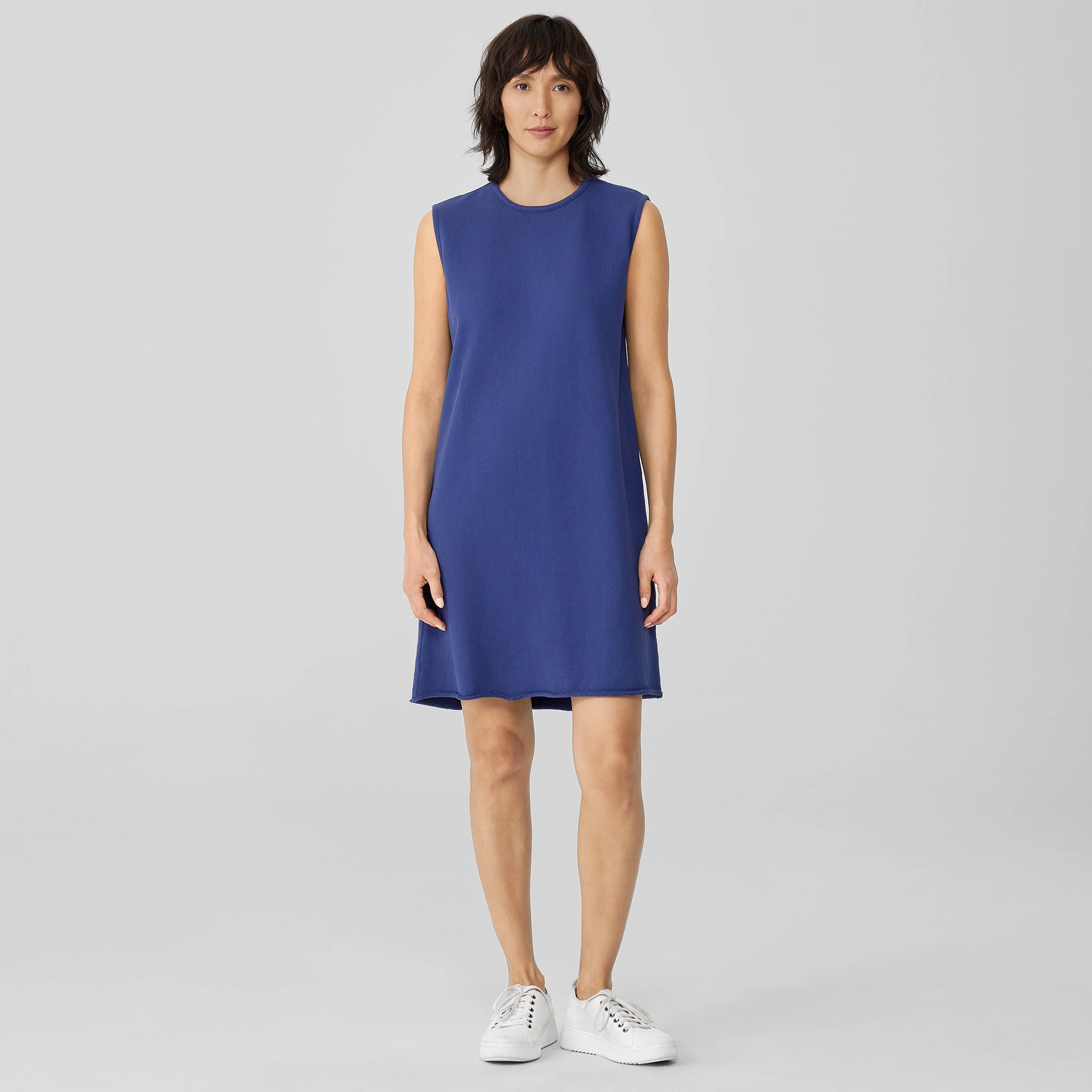 Lightweight Organic Cotton Terry Dress | EILEEN FISHER