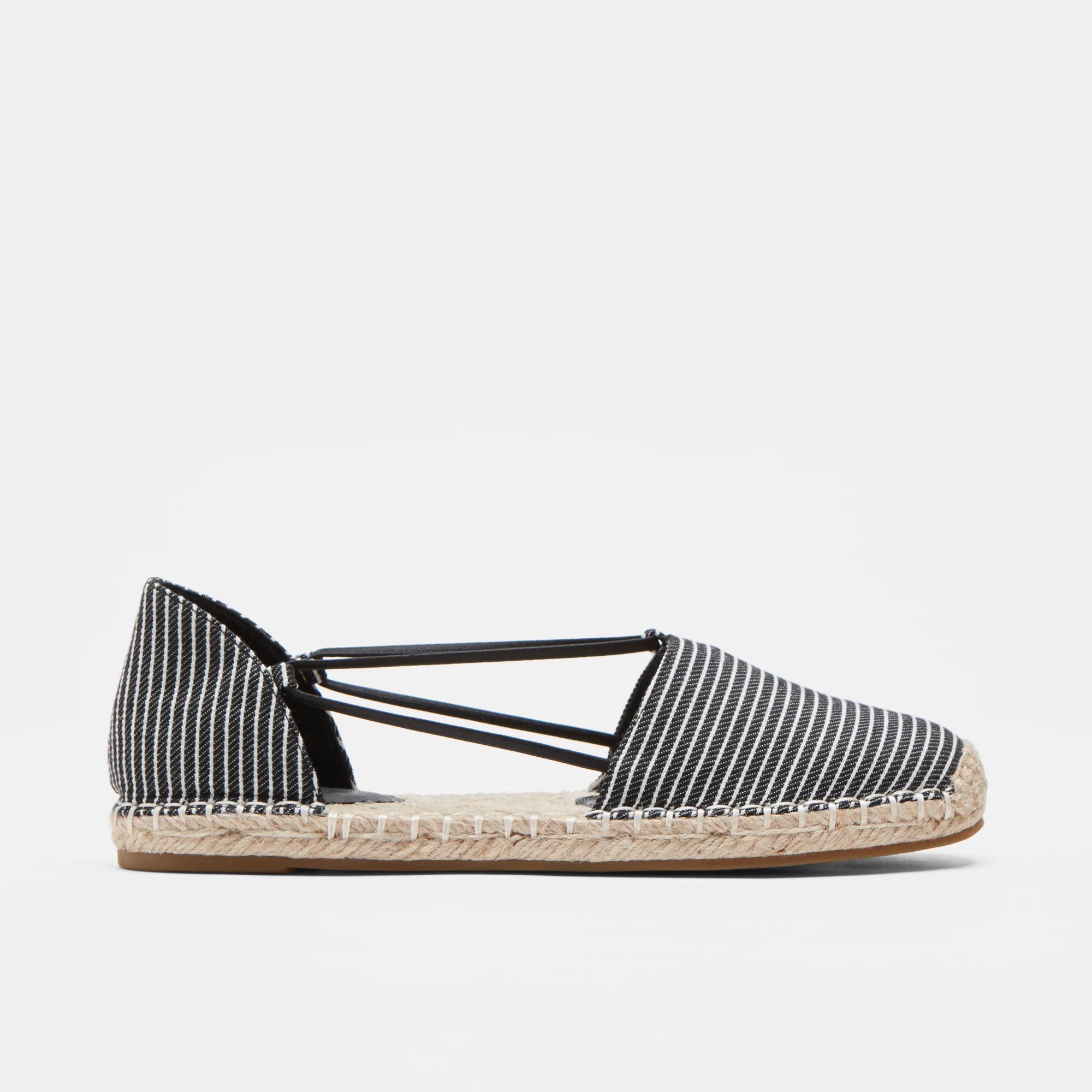 Lee Striped Canvas Espadrille Flat | EILEEN FISHER