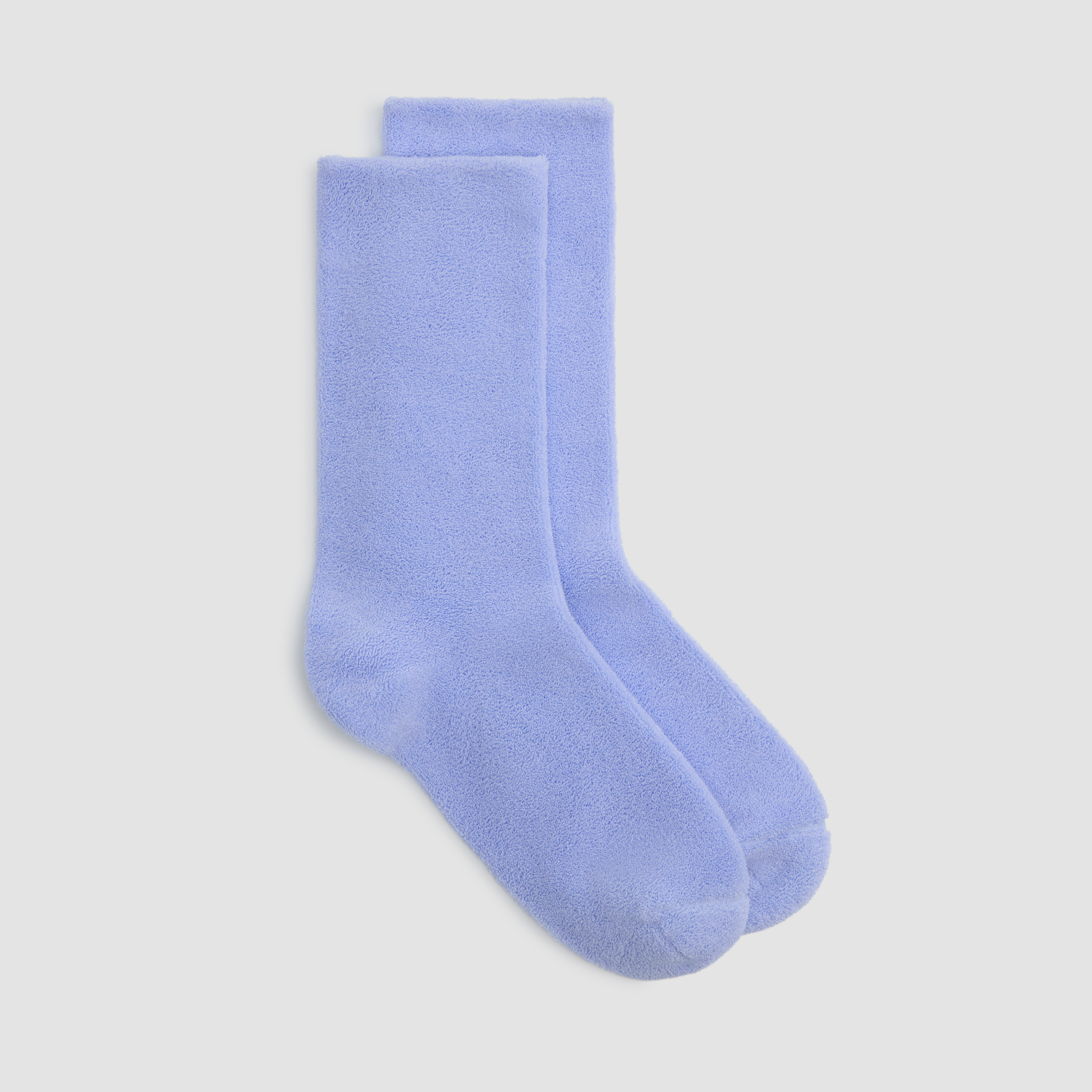Loopy Cotton Terry Crew Sock | EILEEN FISHER