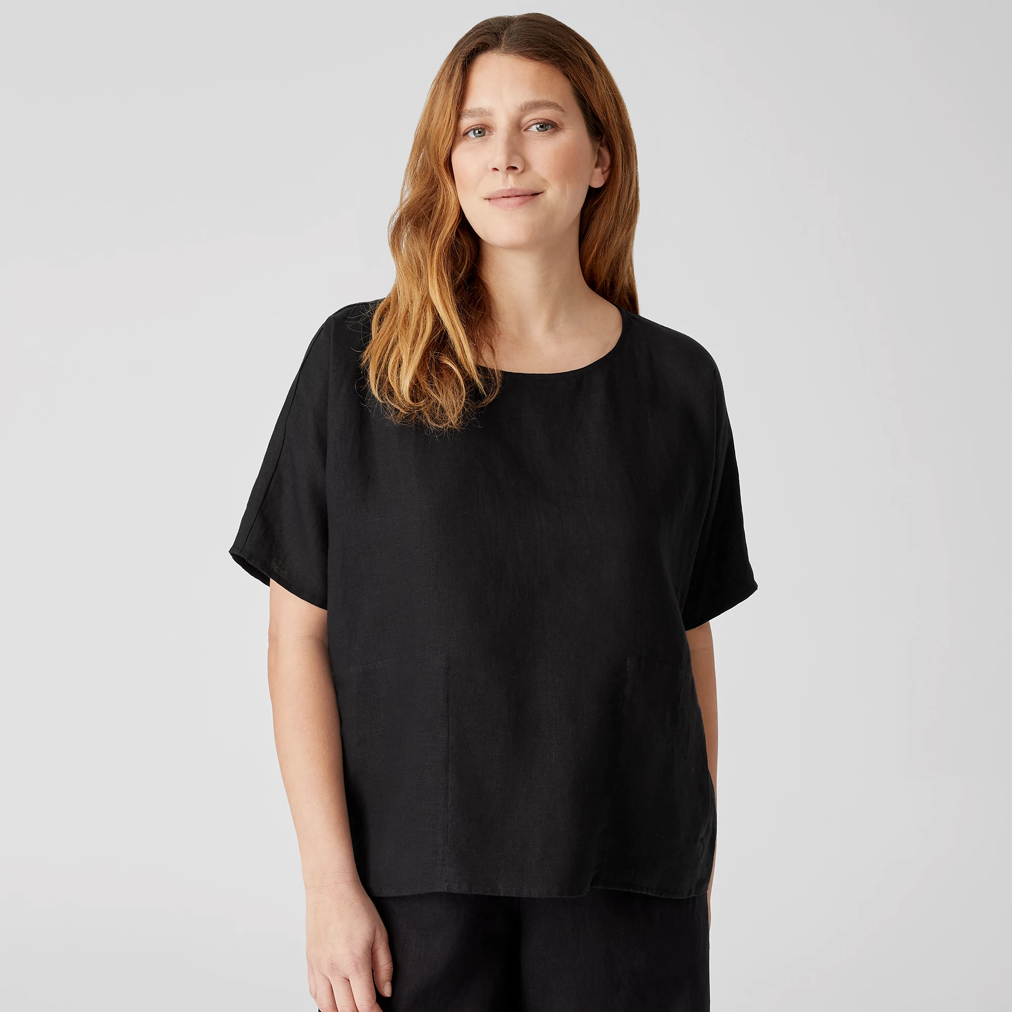 Organic Handkerchief Linen Top | EILEEN FISHER
