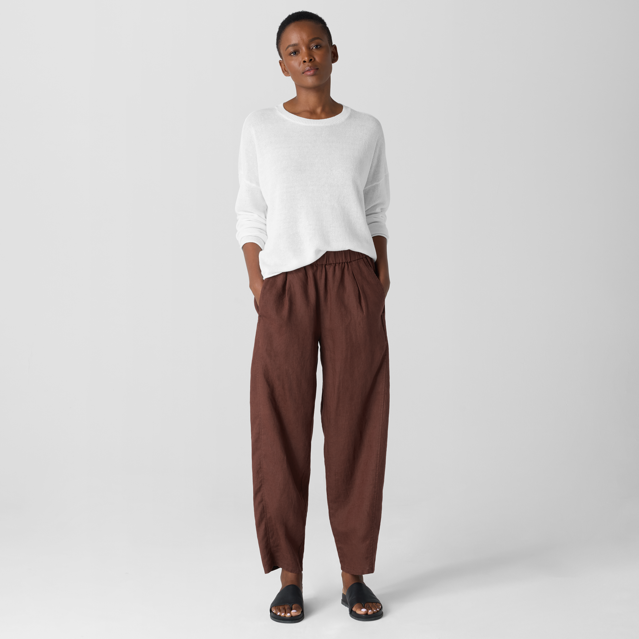 Organic Linen Lantern Pant | EILEEN FISHER