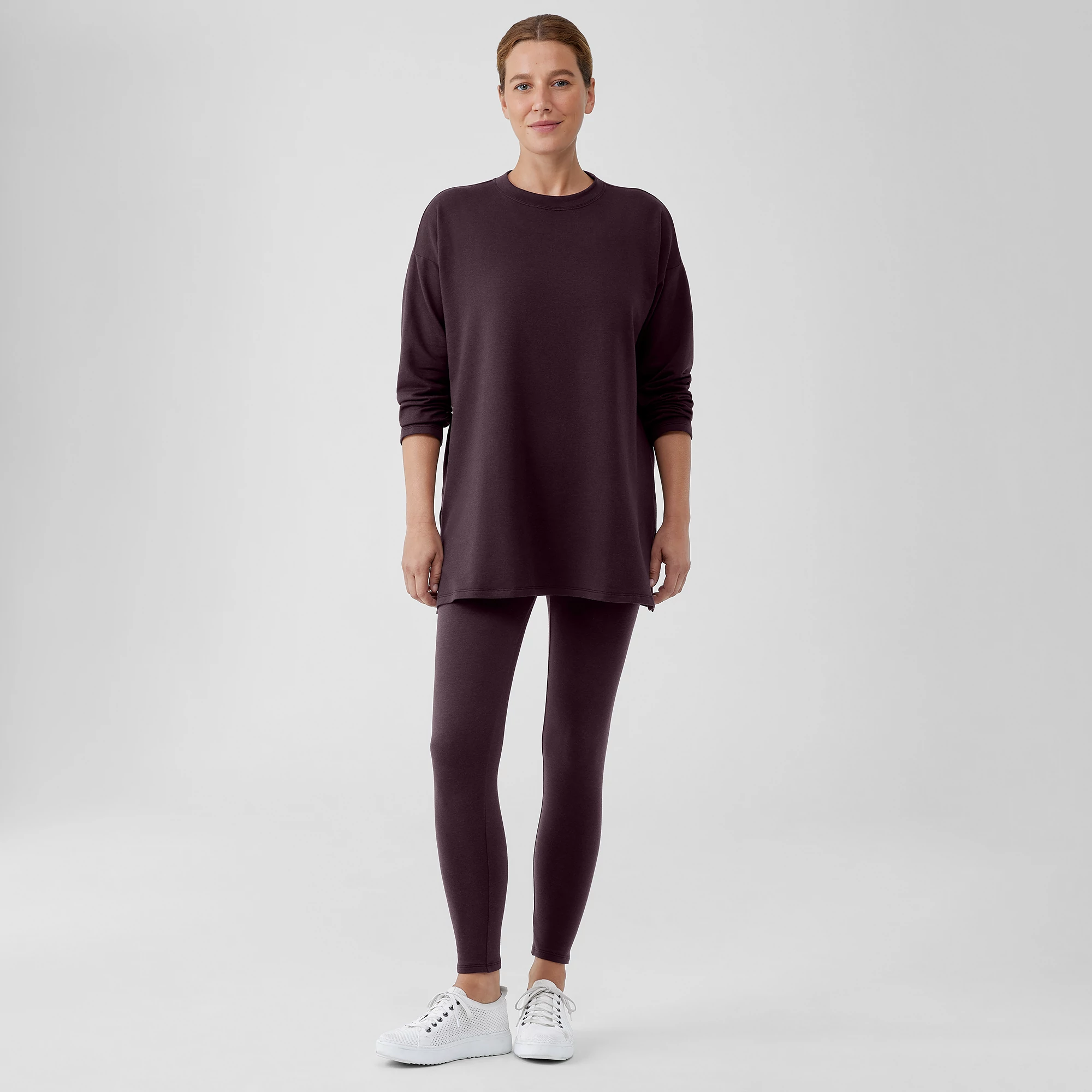 Cozy Brushed Terry Hug Leggings | EILEEN FISHER