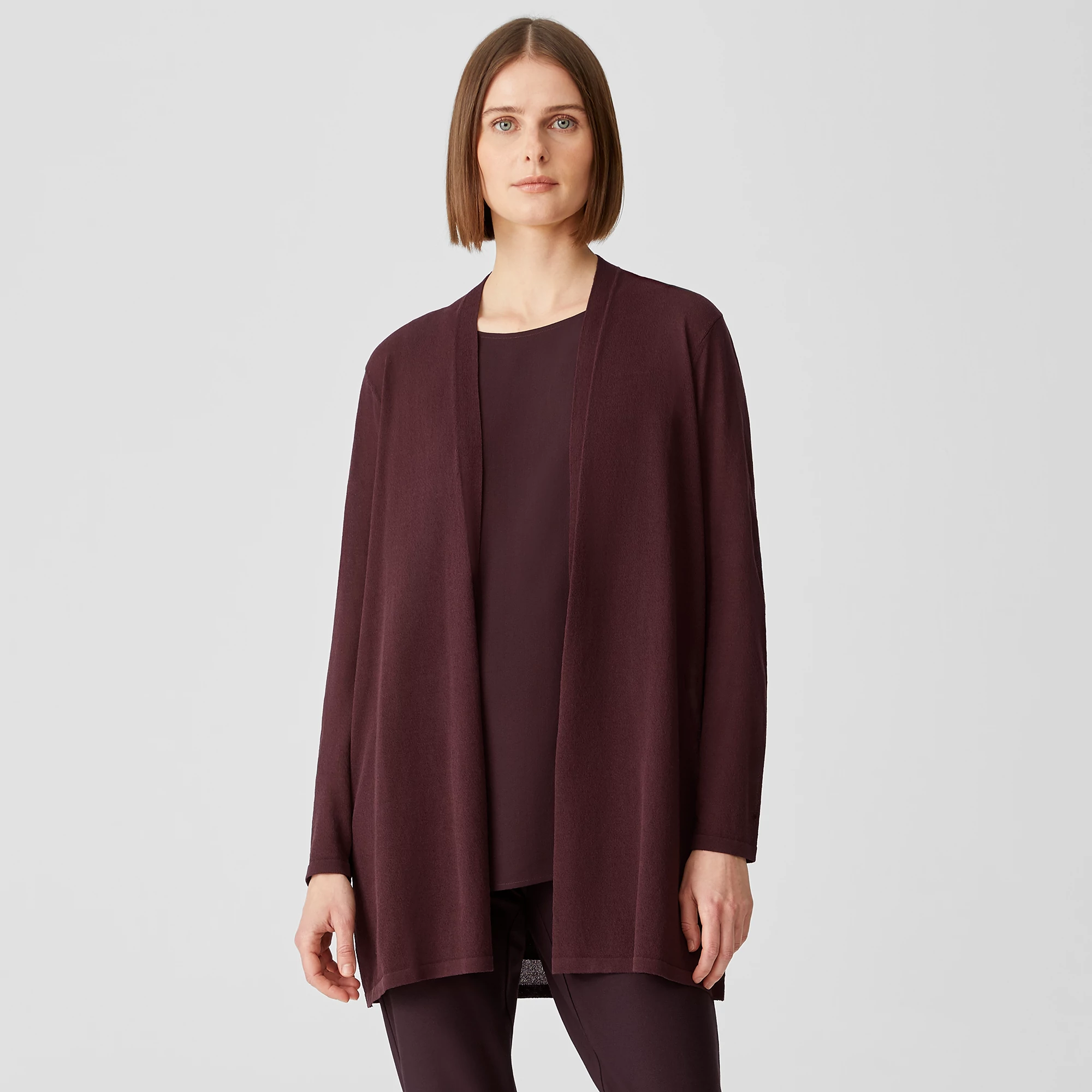 Gossamer Organic Cotton Cardigan | EILEEN FISHER