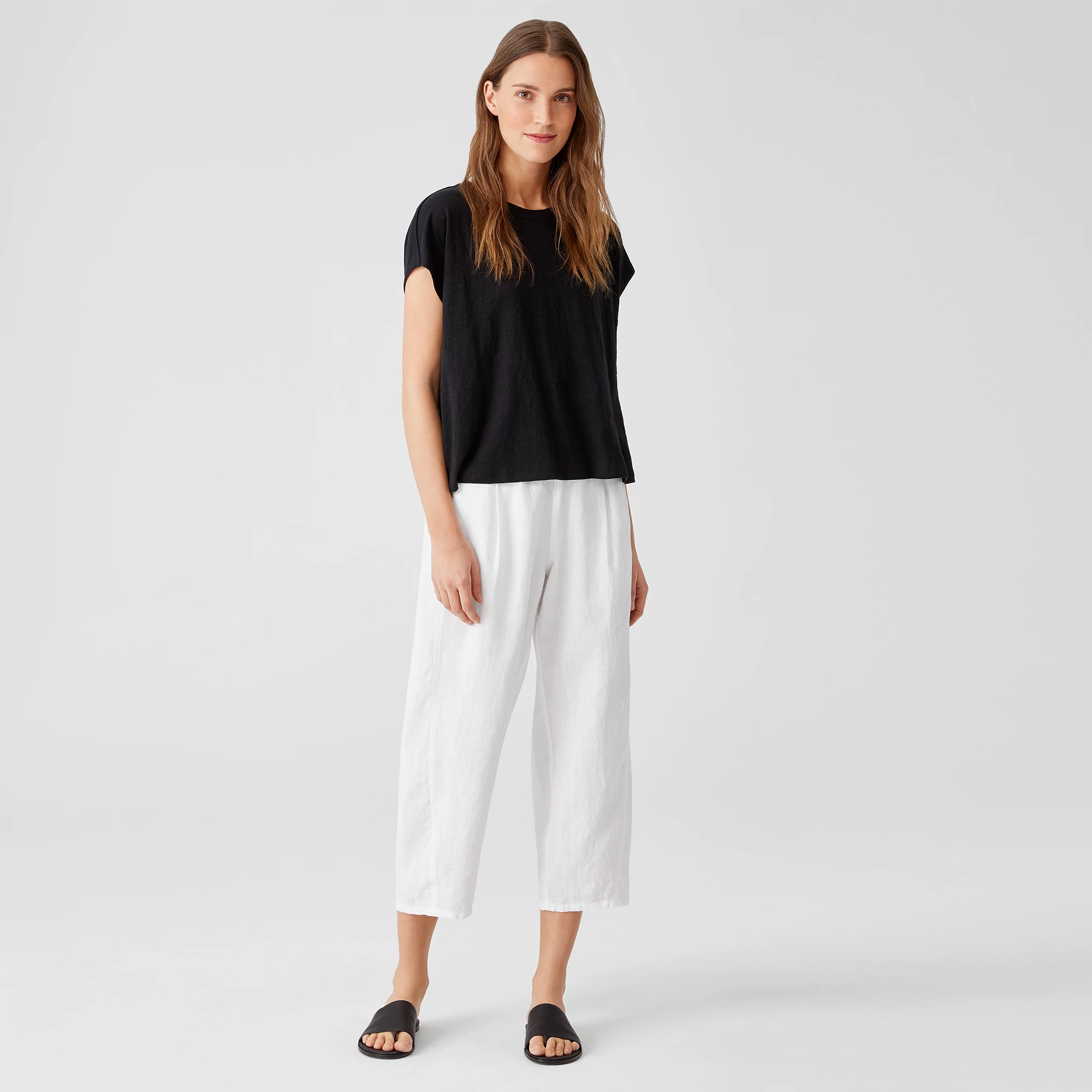 Organic Linen Lantern Pant | EILEEN FISHER