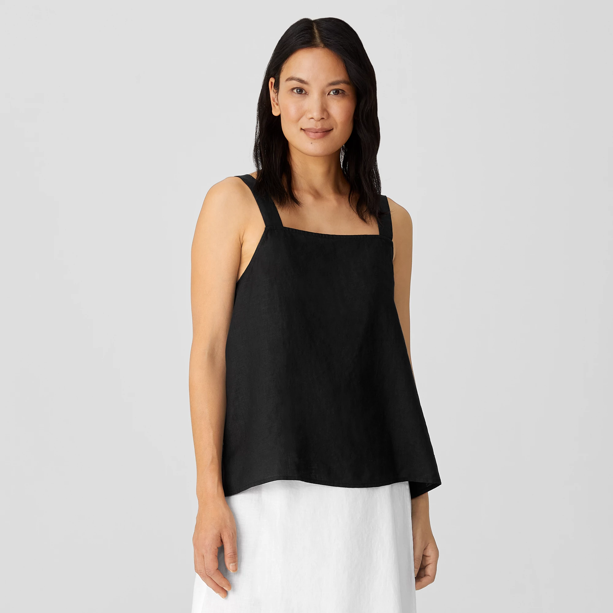 Organic Handkerchief Linen Tank | EILEEN FISHER