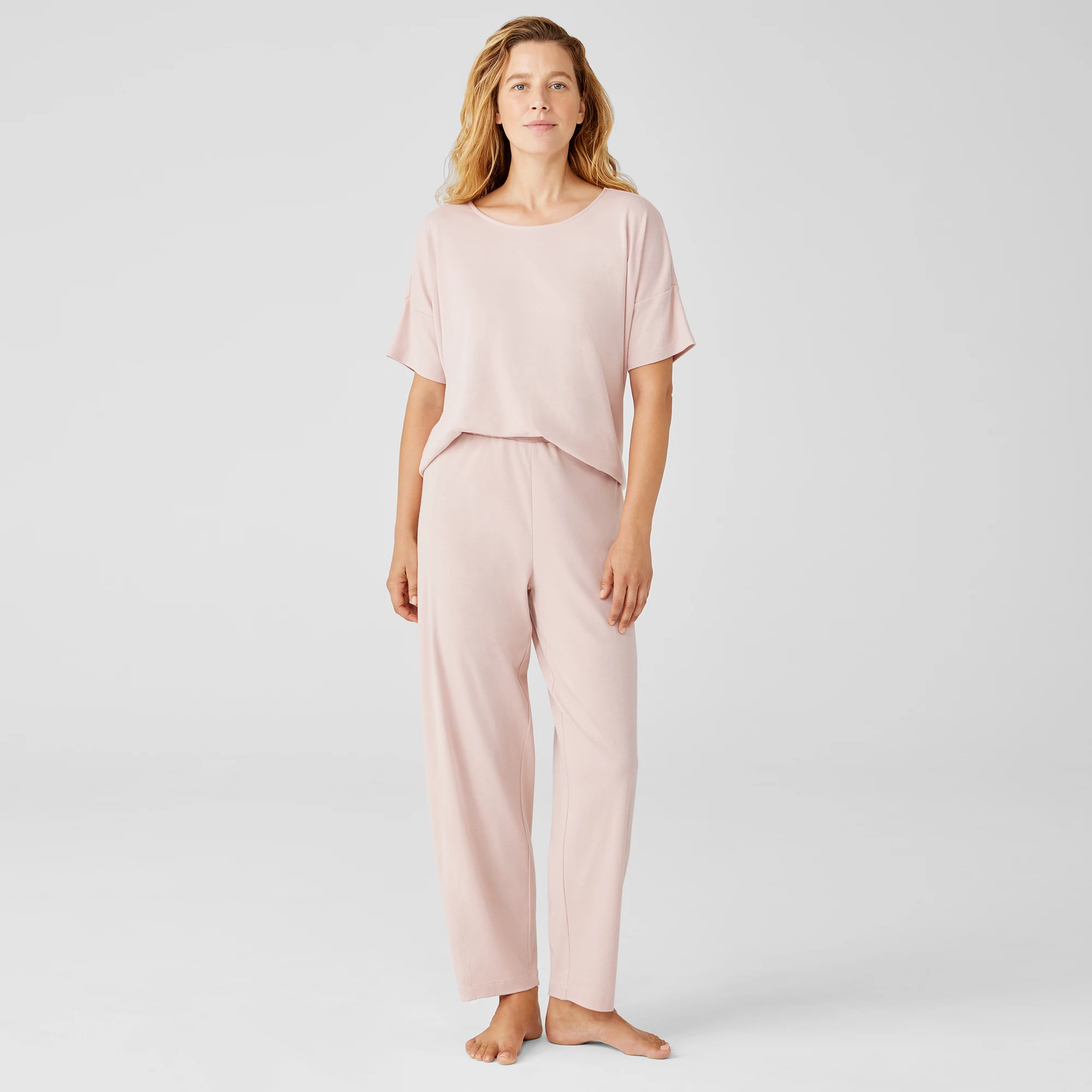 Organic Cotton Interlock Lantern Sleep Pant | EILEEN FISHER