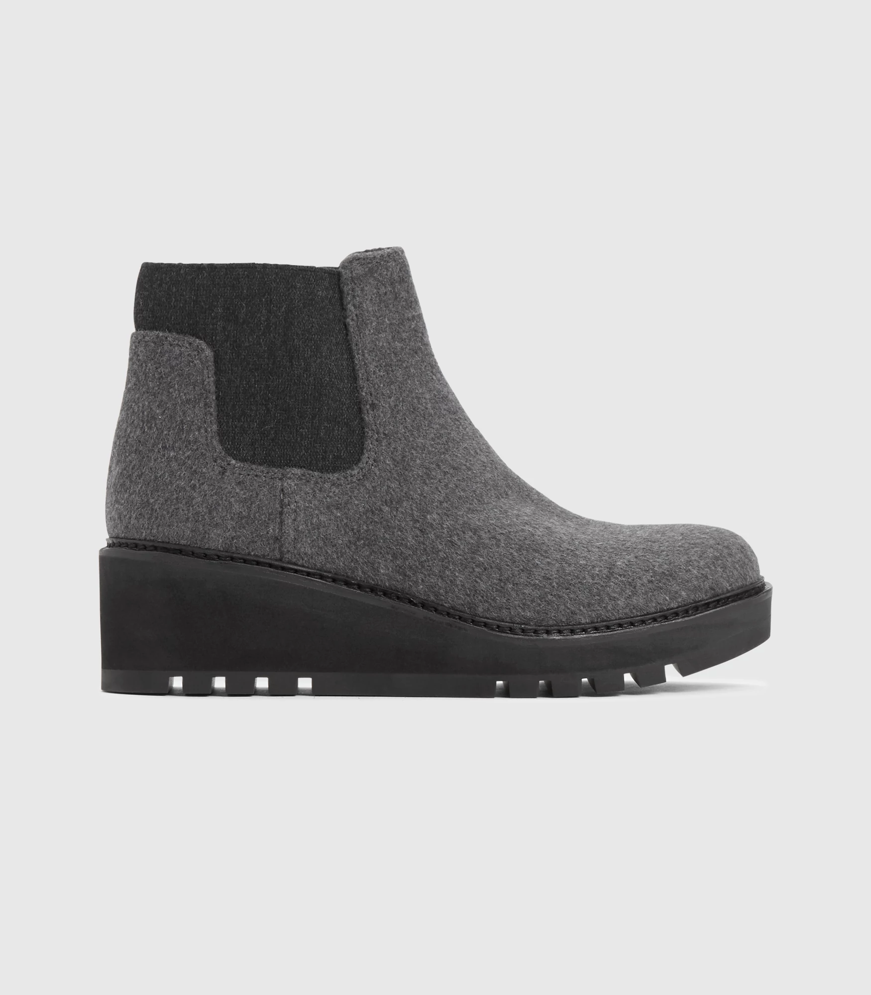 Chelsea Wedge Bootie in Fleece | EILEEN FISHER