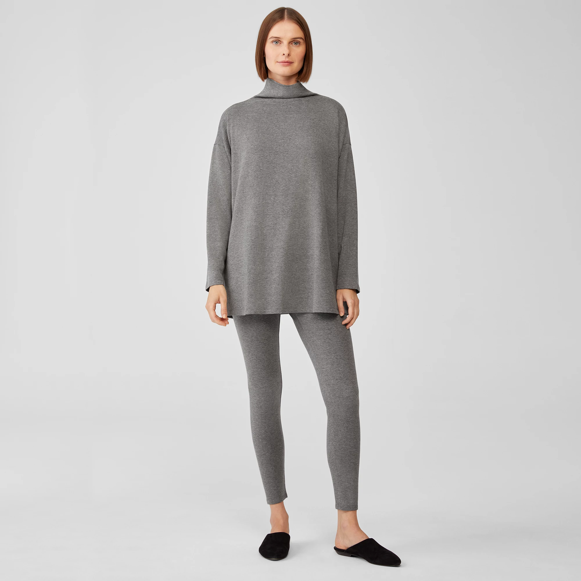Cozy Brushed Terry Hug Leggings | EILEEN FISHER