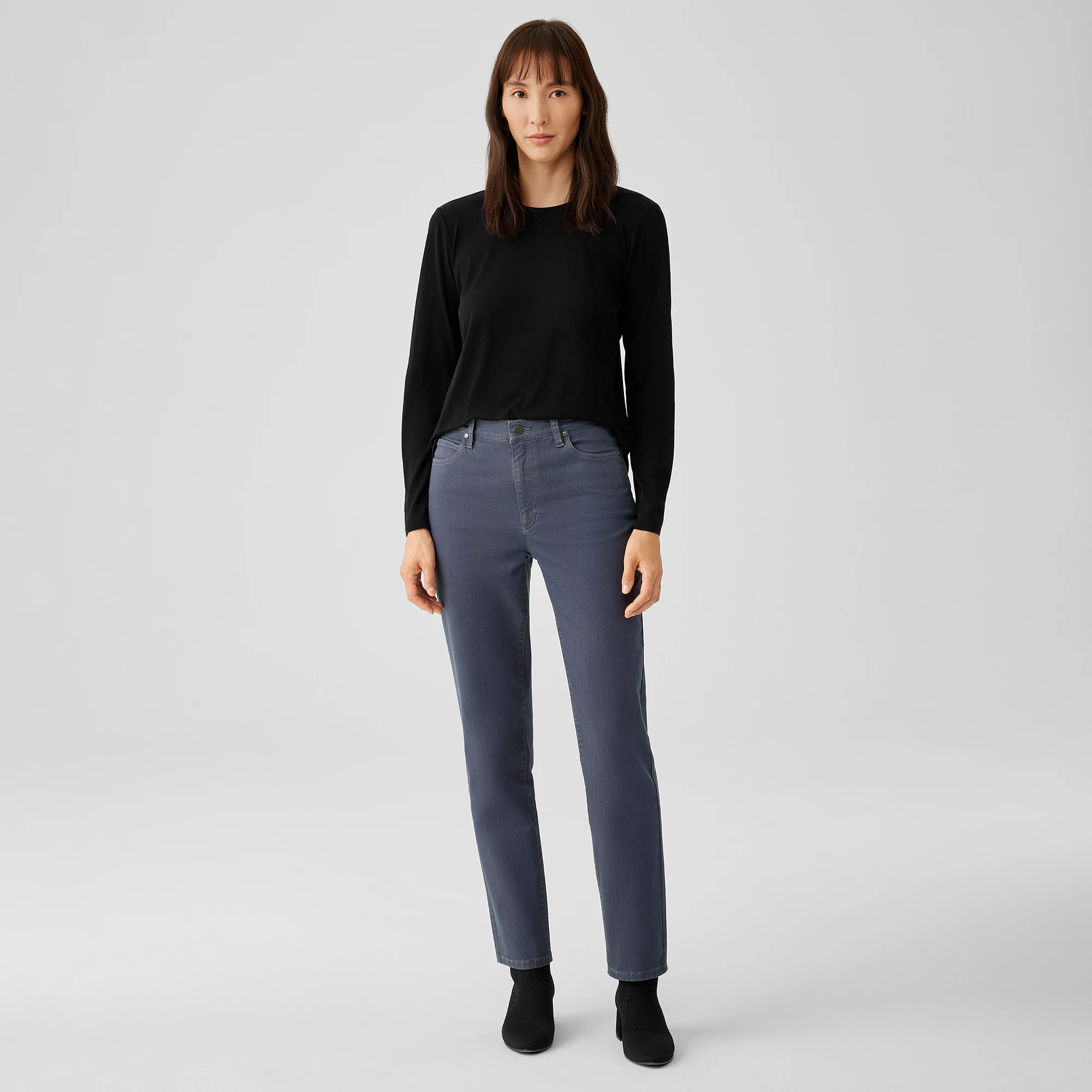 Organic Cotton Denim Slim Jean | EILEEN FISHER