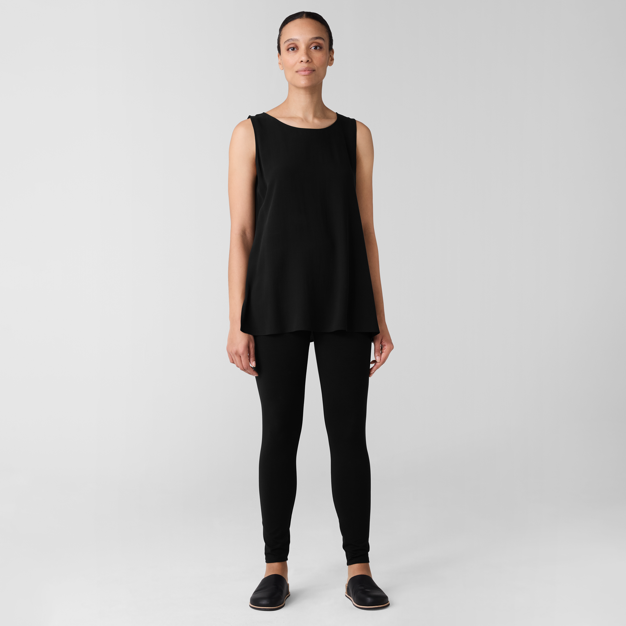 Stretch Jersey Knit Leggings | EILEEN FISHER